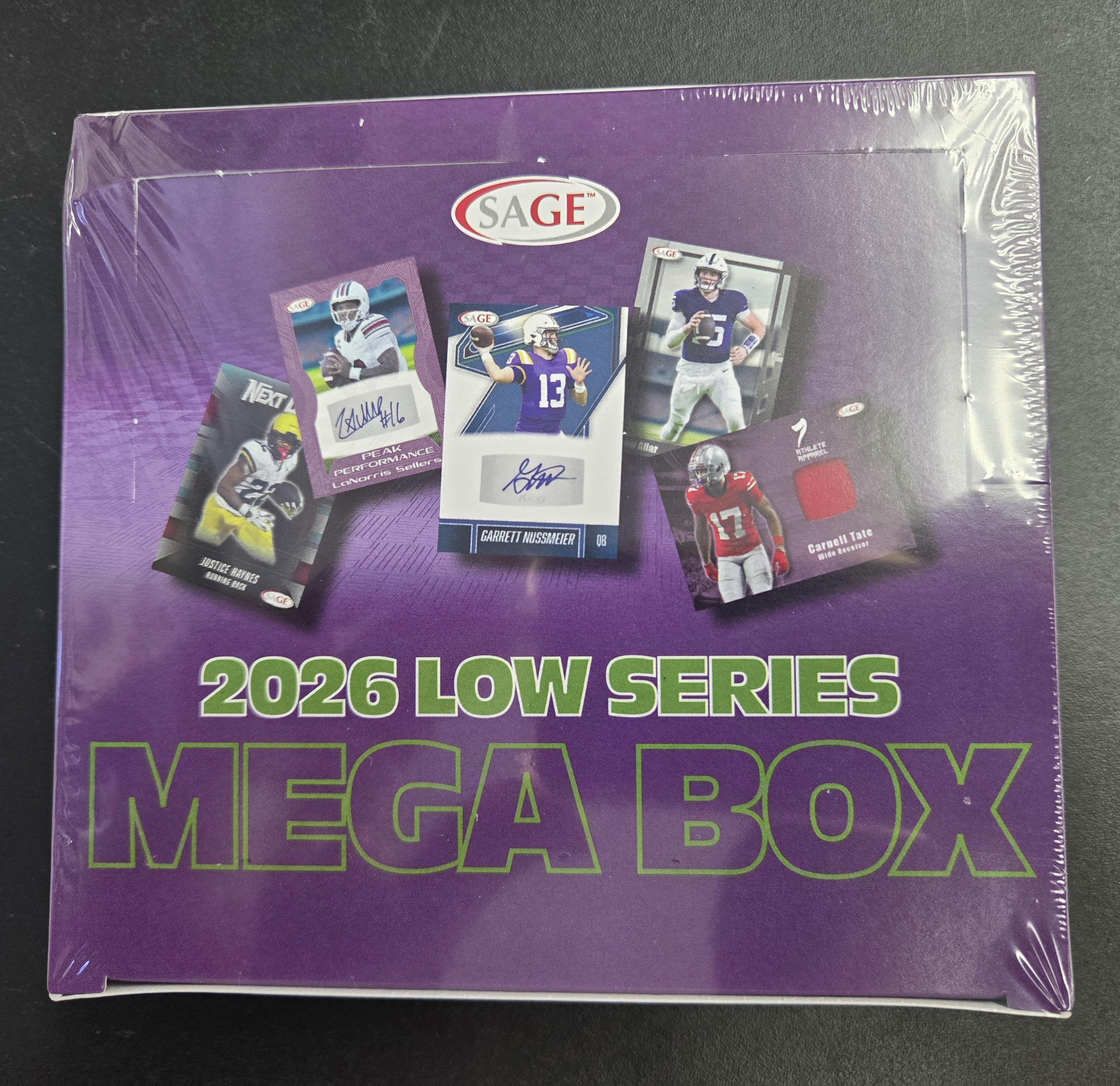 2026 Sage Low Series Football Mega Box – G&T Sports Cards Plus